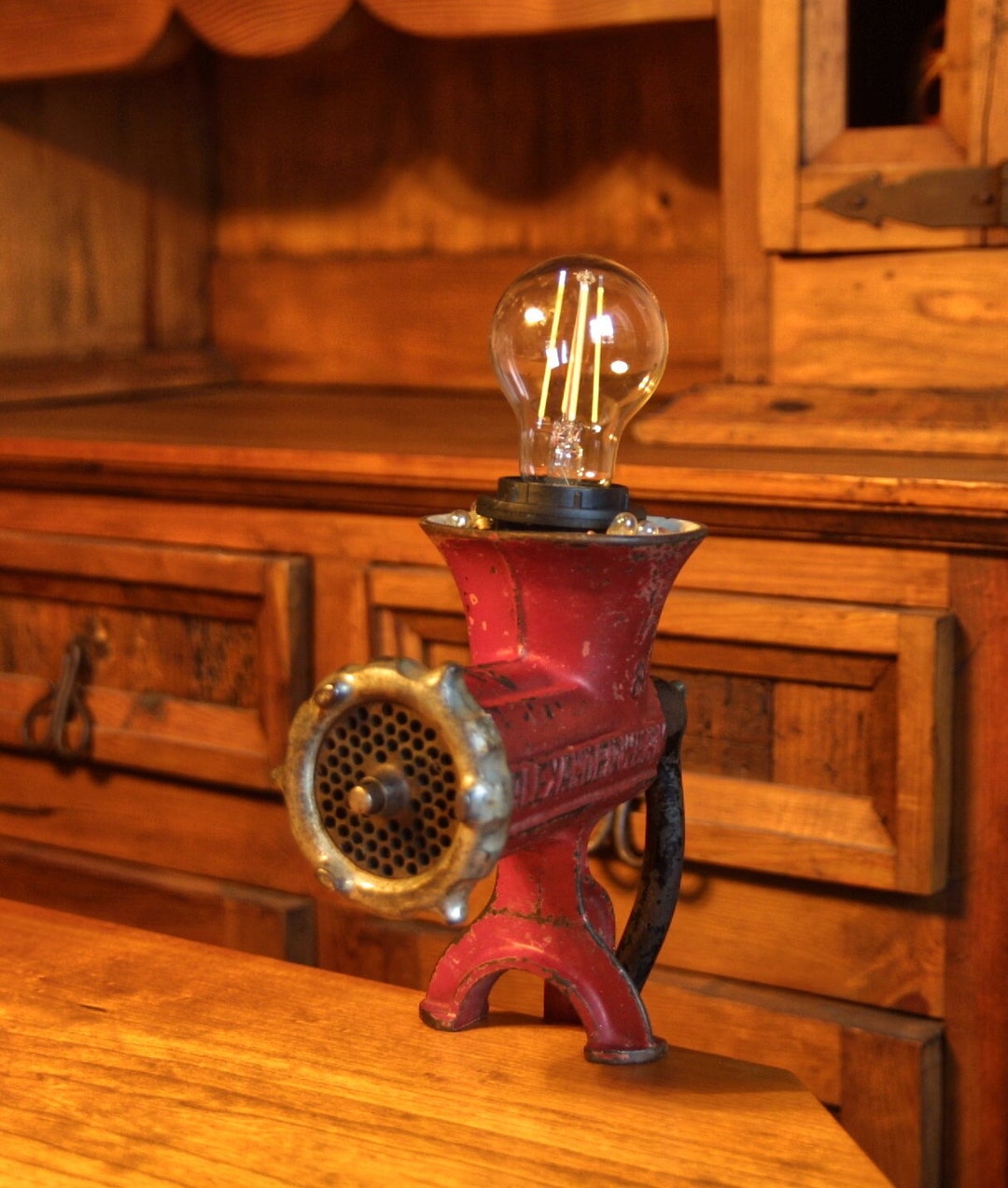 Meat Grinder - Lamp Upcycling - Etsy