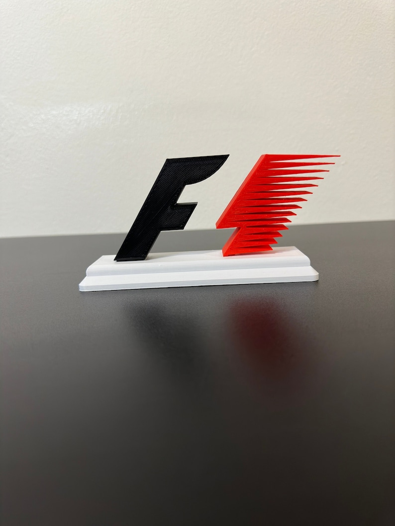 3D Printed Formula 1 Logo Display: F1 Fan Gift - Etsy