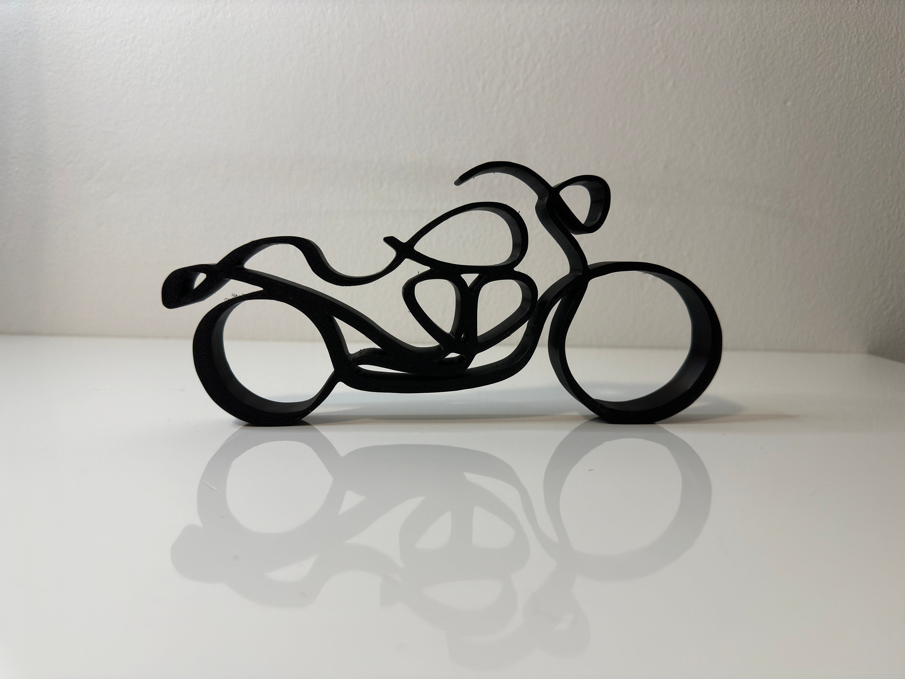 Minimalist Motorcycle Sculpture Minimalist Art Tabletop - Etsy