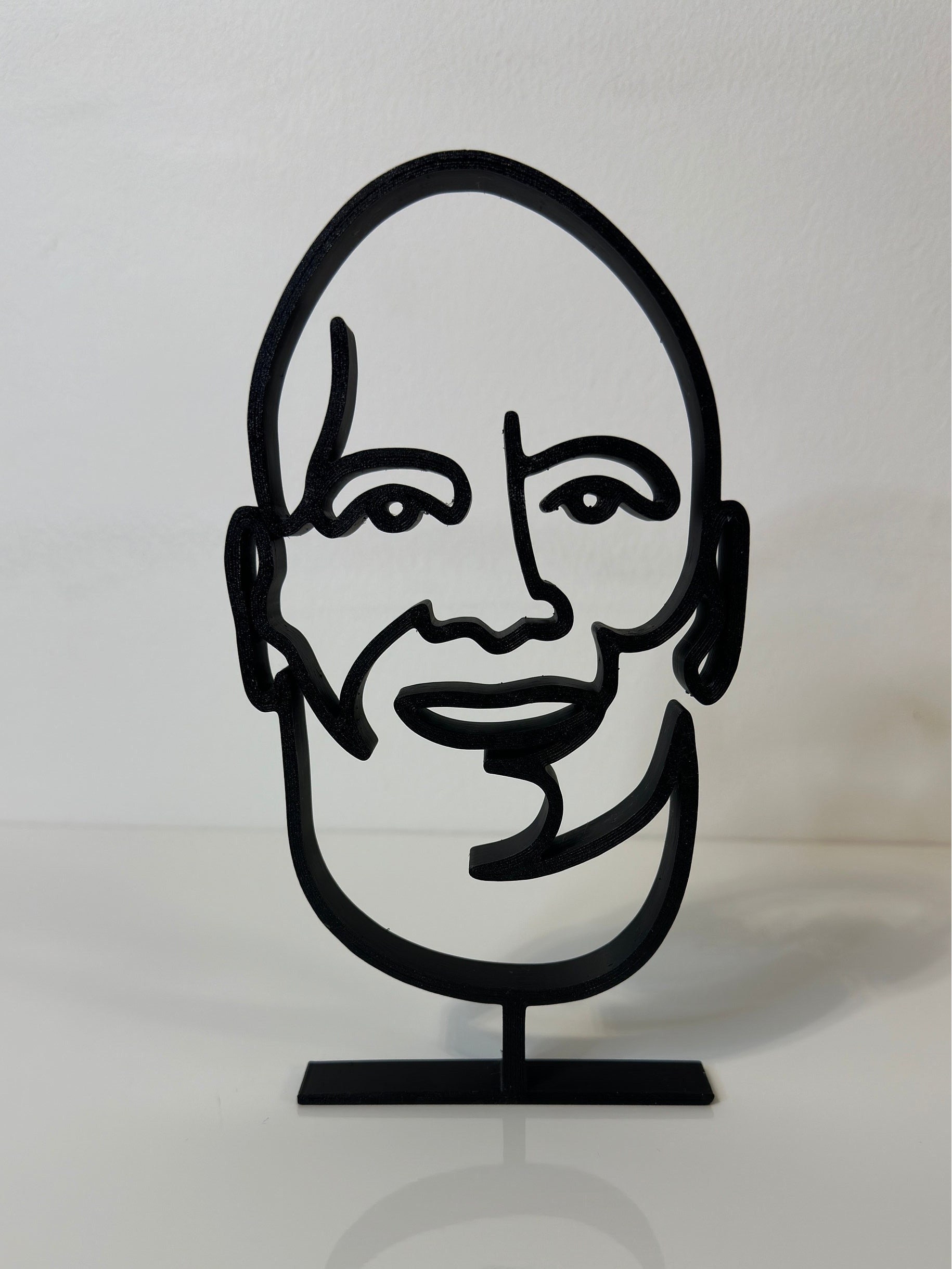 The Rock Dwayne Johnson 3D Sculpture Stylish Decor Wire - Etsy