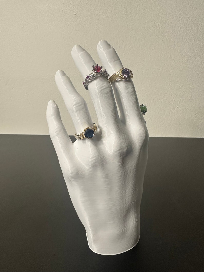 3D Printed Hand Ring Holder: Minimalist Jewelry Display - Etsy