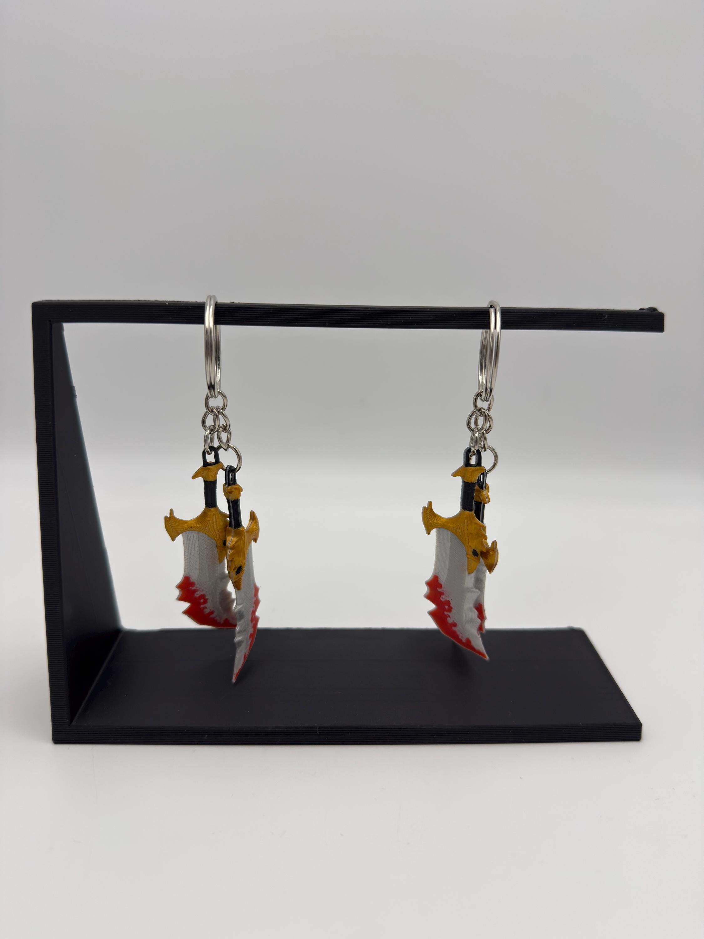 Kratos Blade of Chaos Keychain: God of War Inspired 3D Printed Prop - Etsy