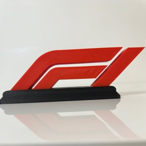 3D Printed F1 Logo Decor: Formula 1 Fan Gift - Etsy