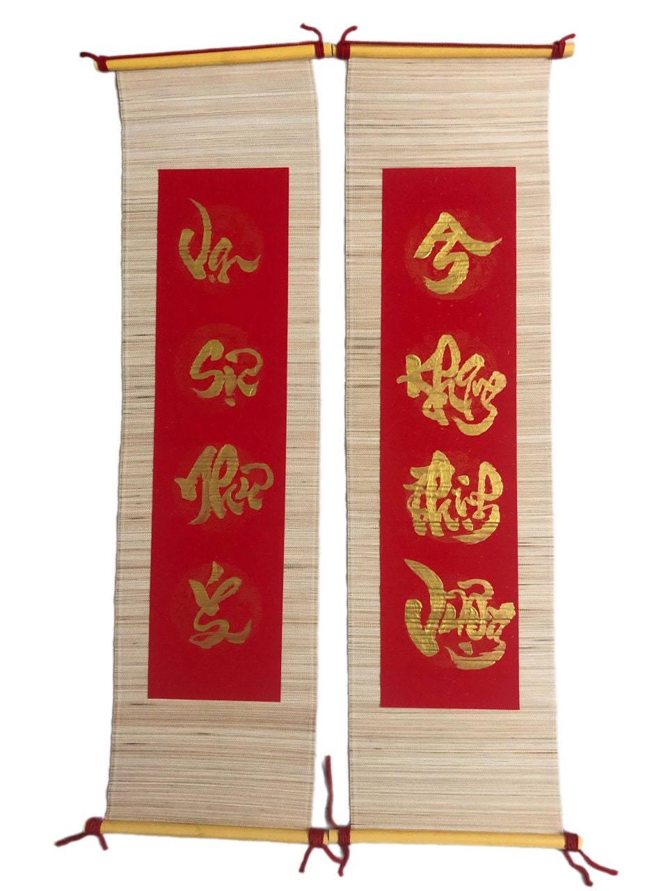 Tet Calligraphy, Lunar New Year Calligraphy Handwritten, Vietnamese Tet ...