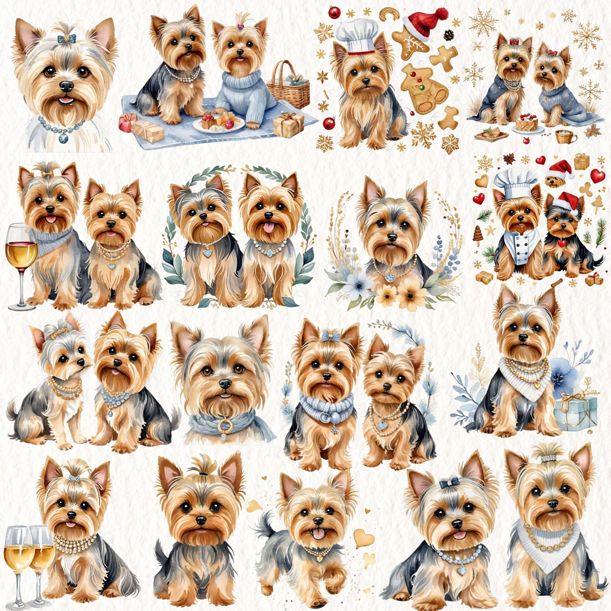 Ceiling Light Accessory Yorkshire Terrier Yorkie Sleepy Dog Ceiling Fan ...