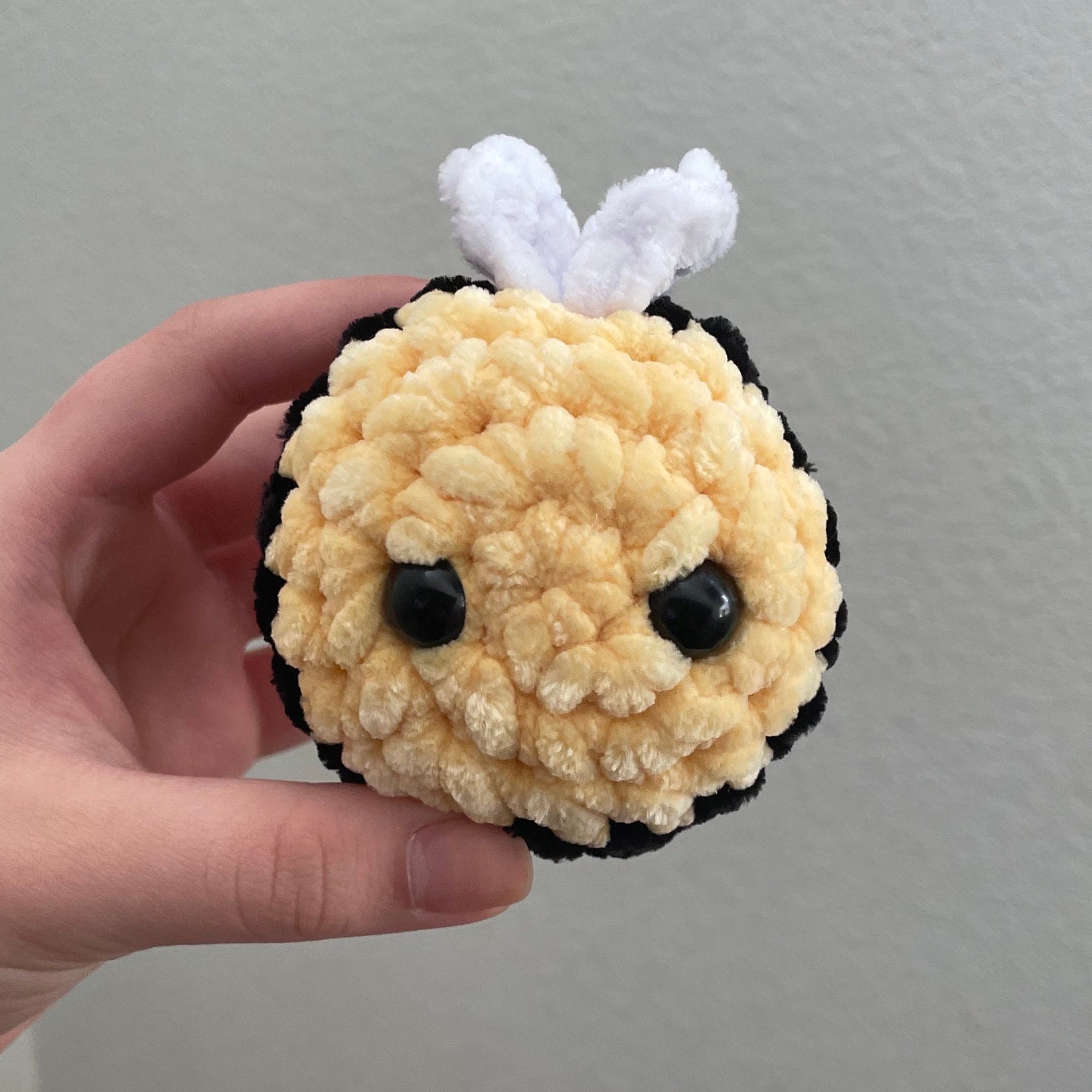 Fluffy Bee Crochet Plush - Etsy
