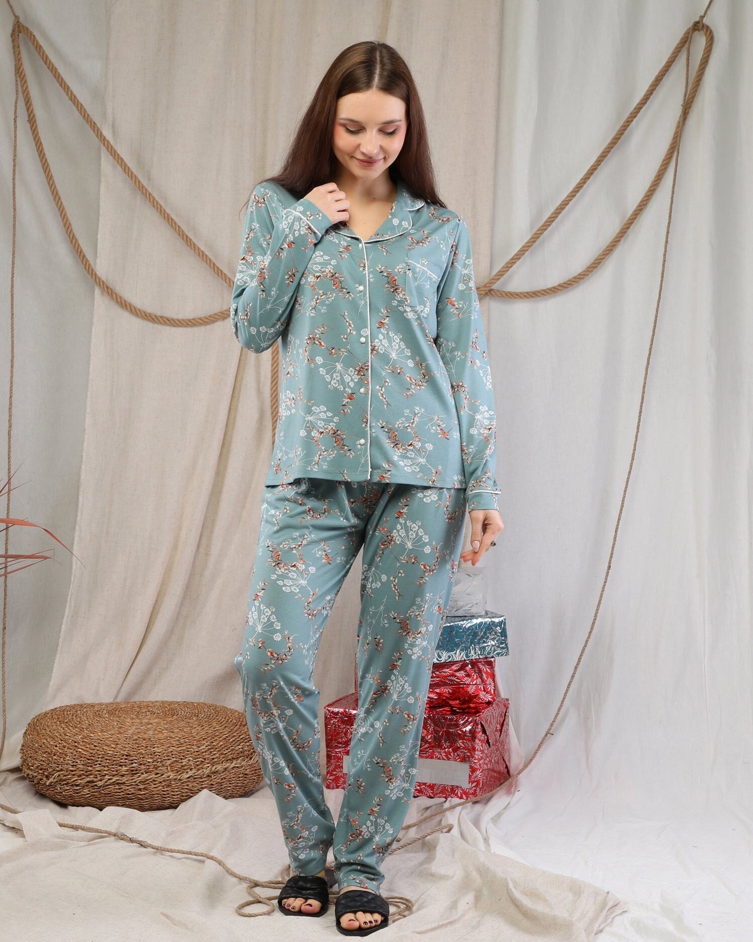 Cozy Pajama Set Etsy Ireland