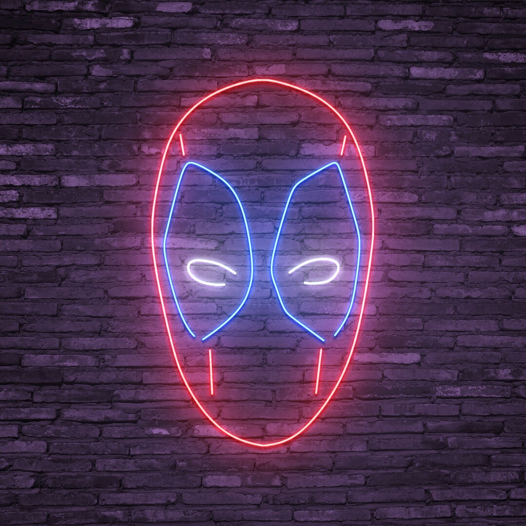 Deadpool Neon Sign Deadpool Neon Wall Art Deadpool Design - Etsy