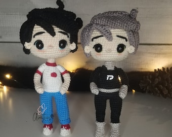 Danny Phantom Pattern in Its 2 Versions PDF Pattern Spanish - English ...