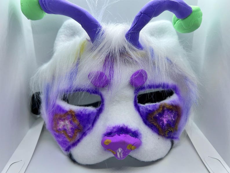 Handmade Alien Cat Mask - Therian Cosplay Costume - Animal Mask - Etsy