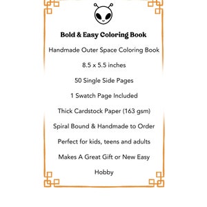 Outer Space Bold and Simple Coloring Book Outerspace Stress Free ...