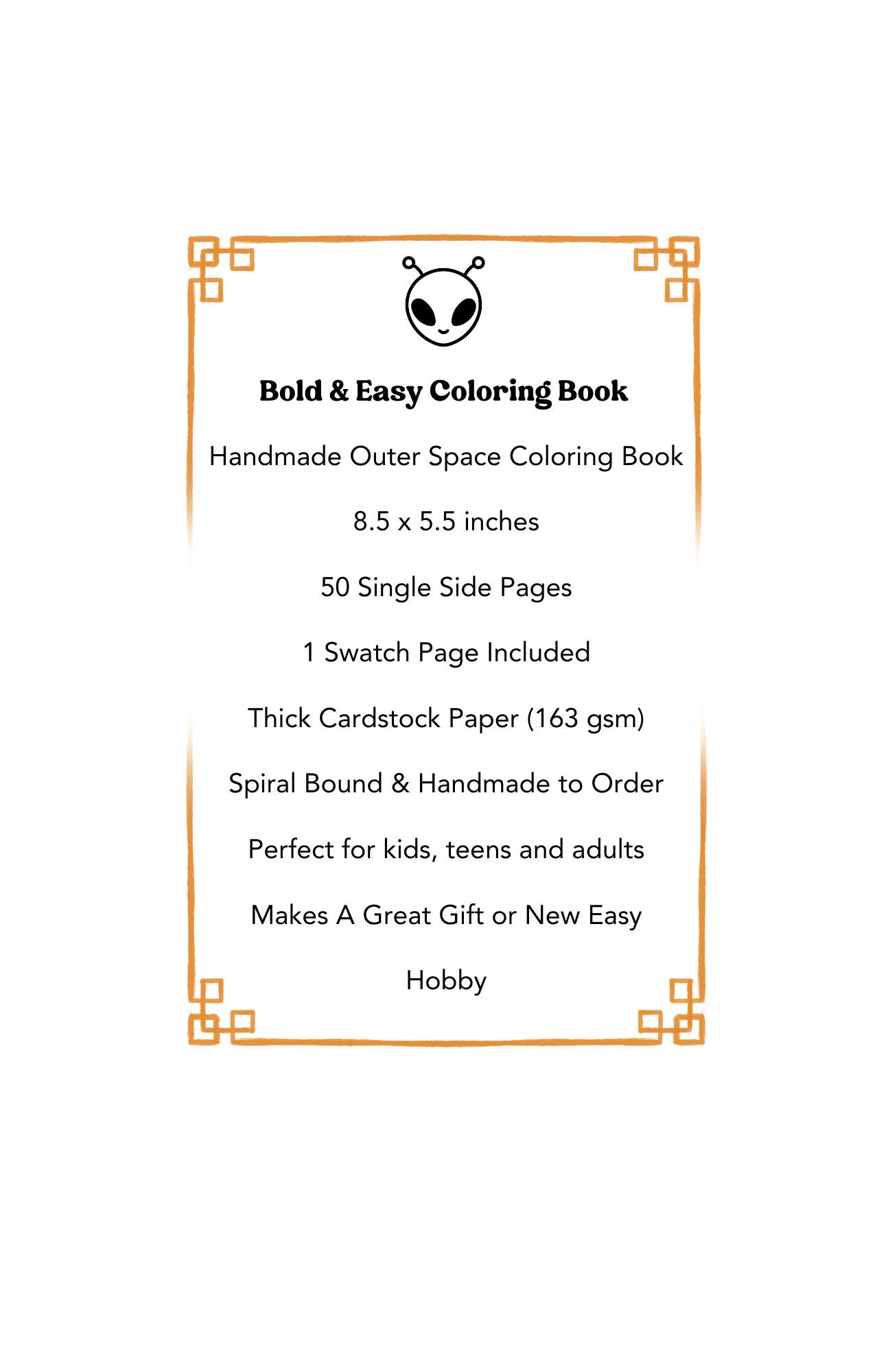 Outer Space Bold and Simple Coloring Book, Outerspace, Stress Free ...