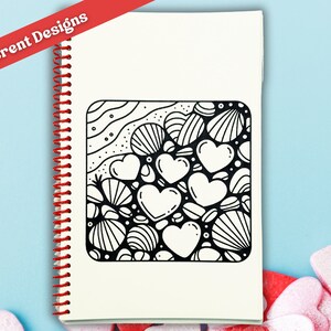 Love and Happiness Bold and Simple Coloring Book Stress Free Coloring ...