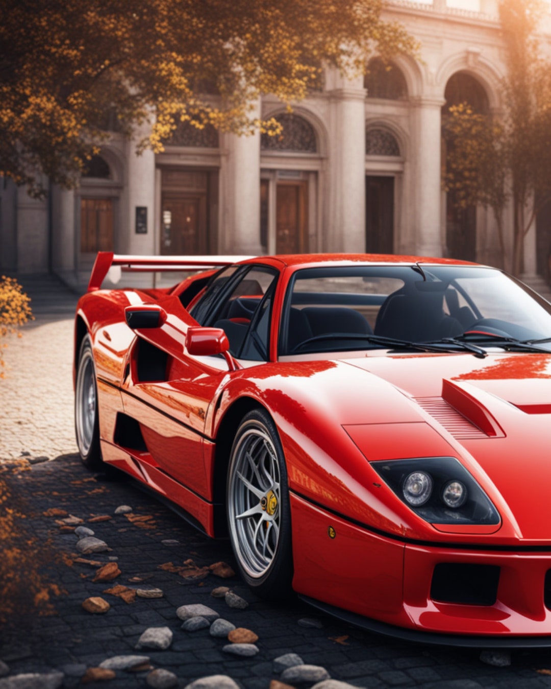 Printable Digital Poster Ferrari F40 - Etsy