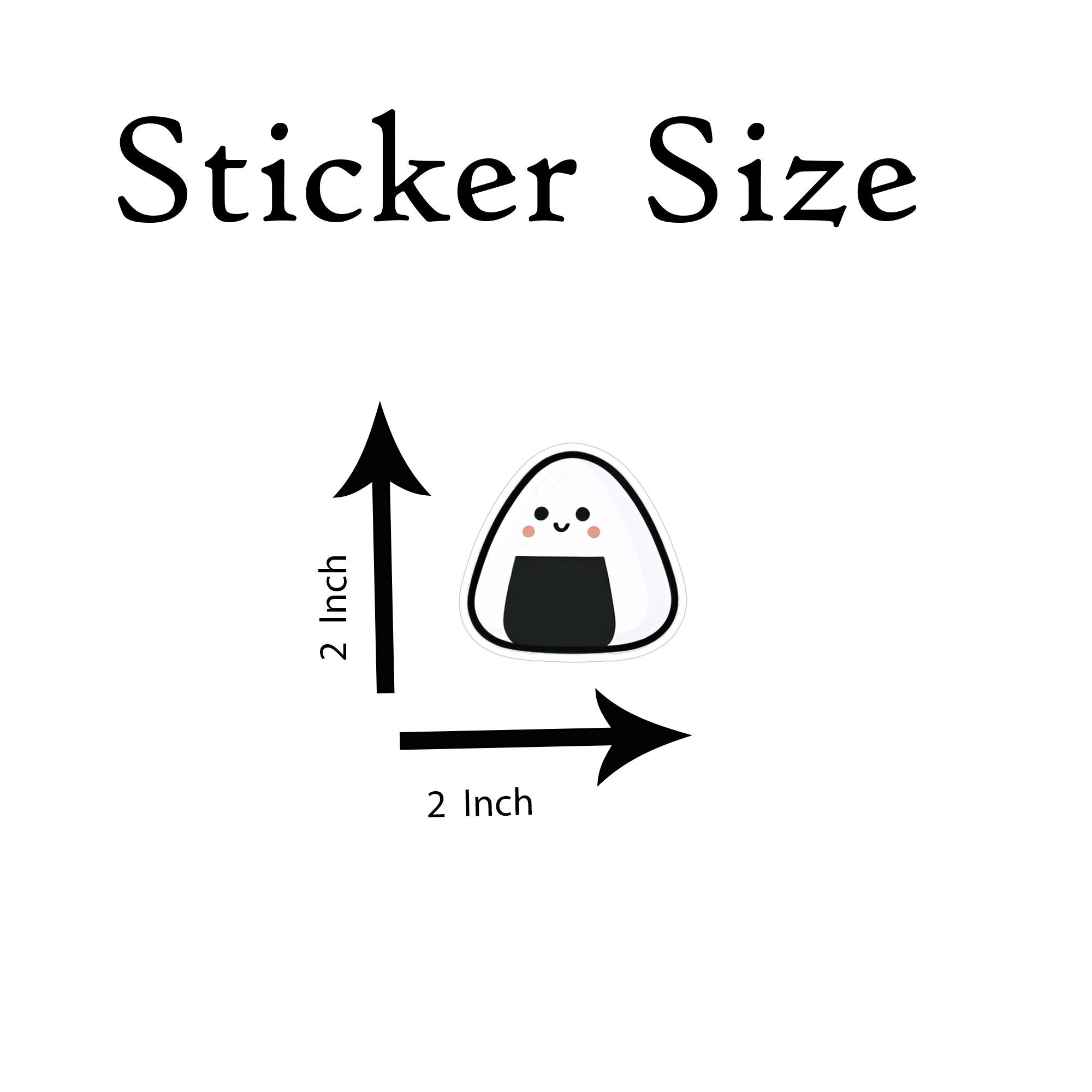 Cute Onigiri Laptop/tumbler Sticker Decal - Etsy