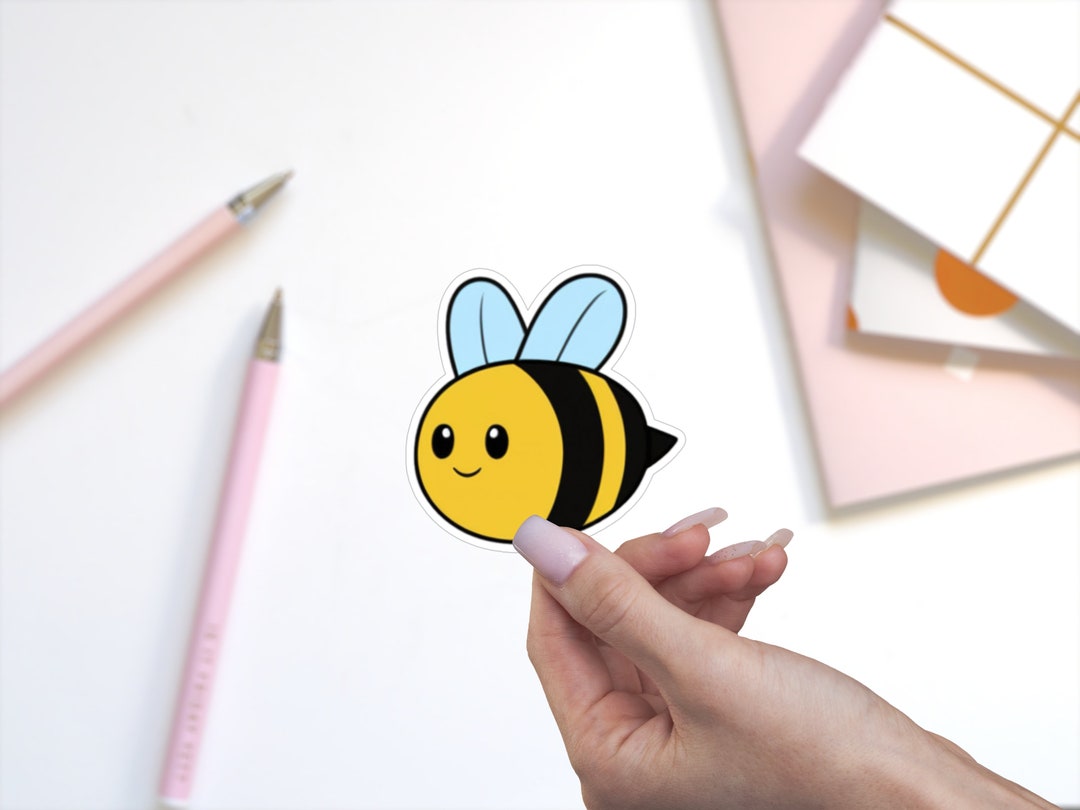 Cute Bee Sticker for Laptop \ Water Bottle \ Tumbler - Etsy