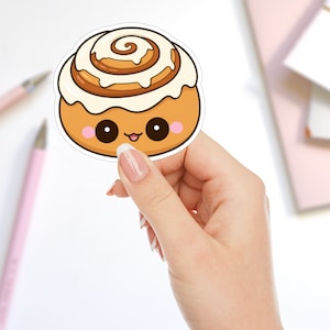Cute Cinnamon Roll Sticker for Water Bottle \ Laptop \ Tumbler - Etsy