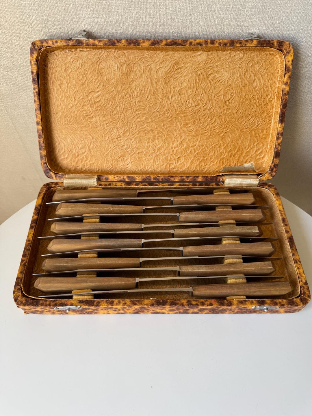 Vintage Boxed French 12 Piece Inox Knife Set - Etsy