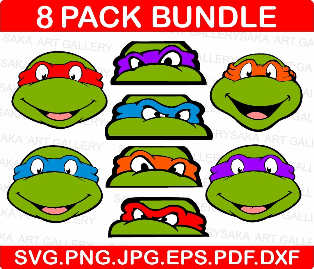 Ninja Turtles SVG, Ninja Tutles Png, High Quality Layered Files, Svg ...