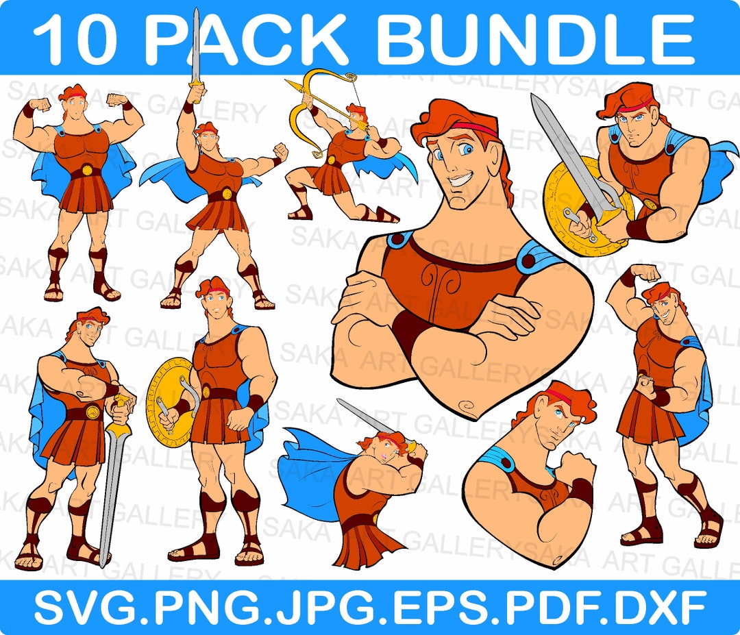 Hercules SVG, Hercules Jpg, High Quality Layered Files, Svg Files for ...