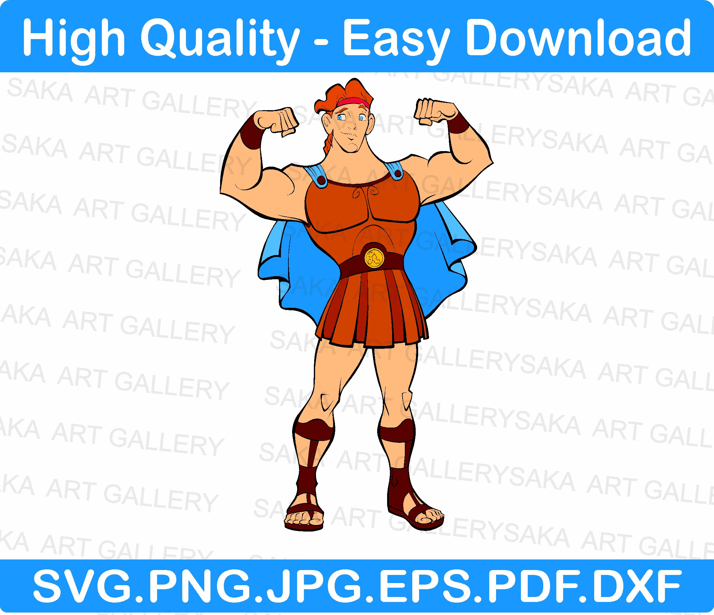 Hercules SVG, Hercules Jpg, High Quality Layered Files, Svg Files for ...