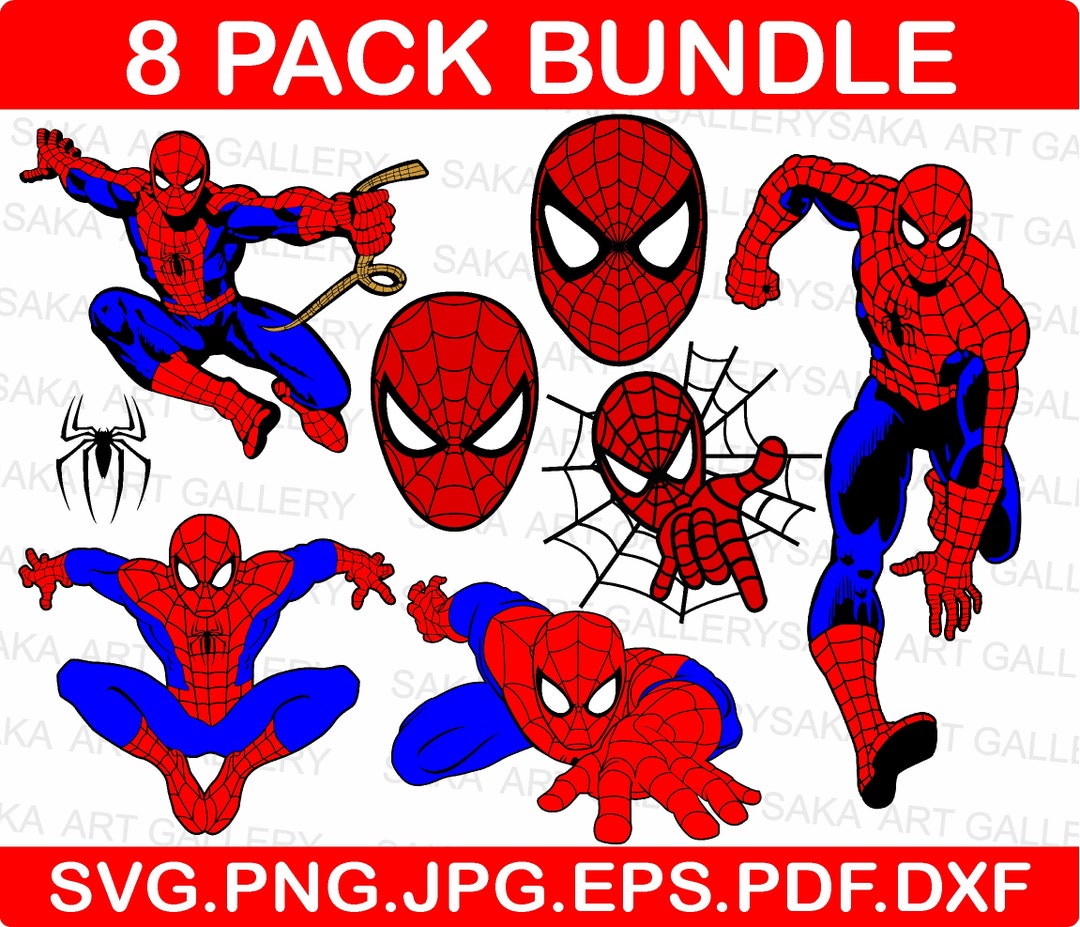 Spiderman SVG, Superhero Svg, High Quality Layered Files, Svg Files for ...
