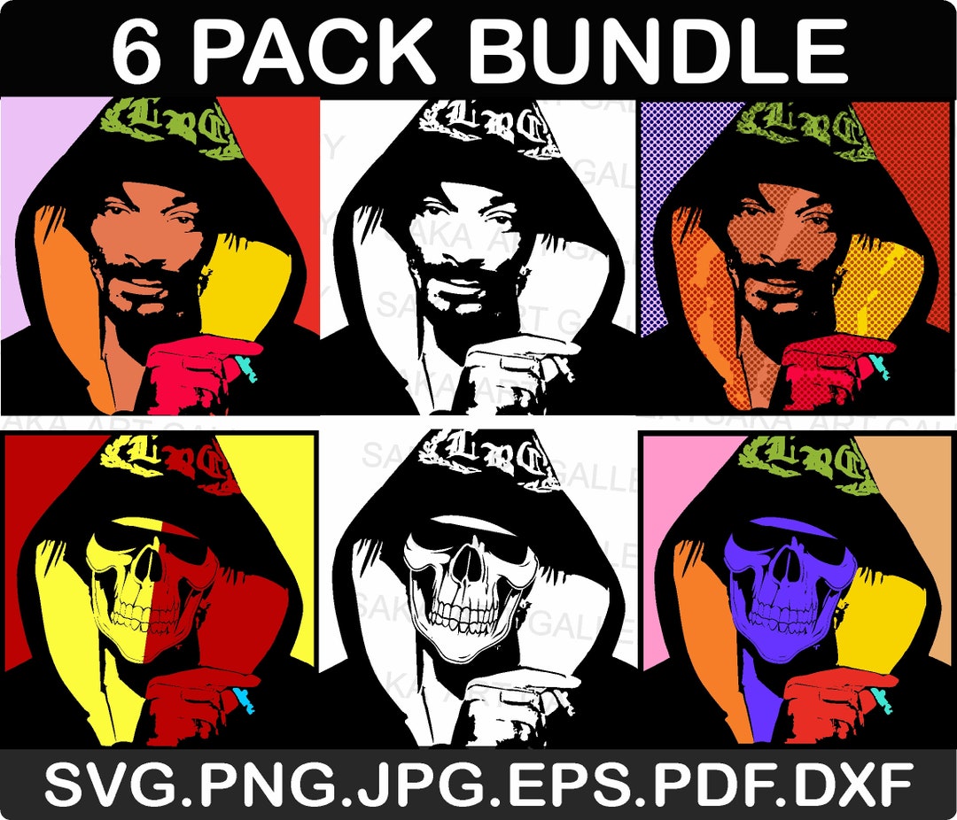 Snoop Dogg SVG, Svg Files for Cricut, Clip Art, High Quality Layered ...