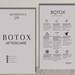 DIY Botox Aftercare Card Design Skincare Mini Templates Editable ...