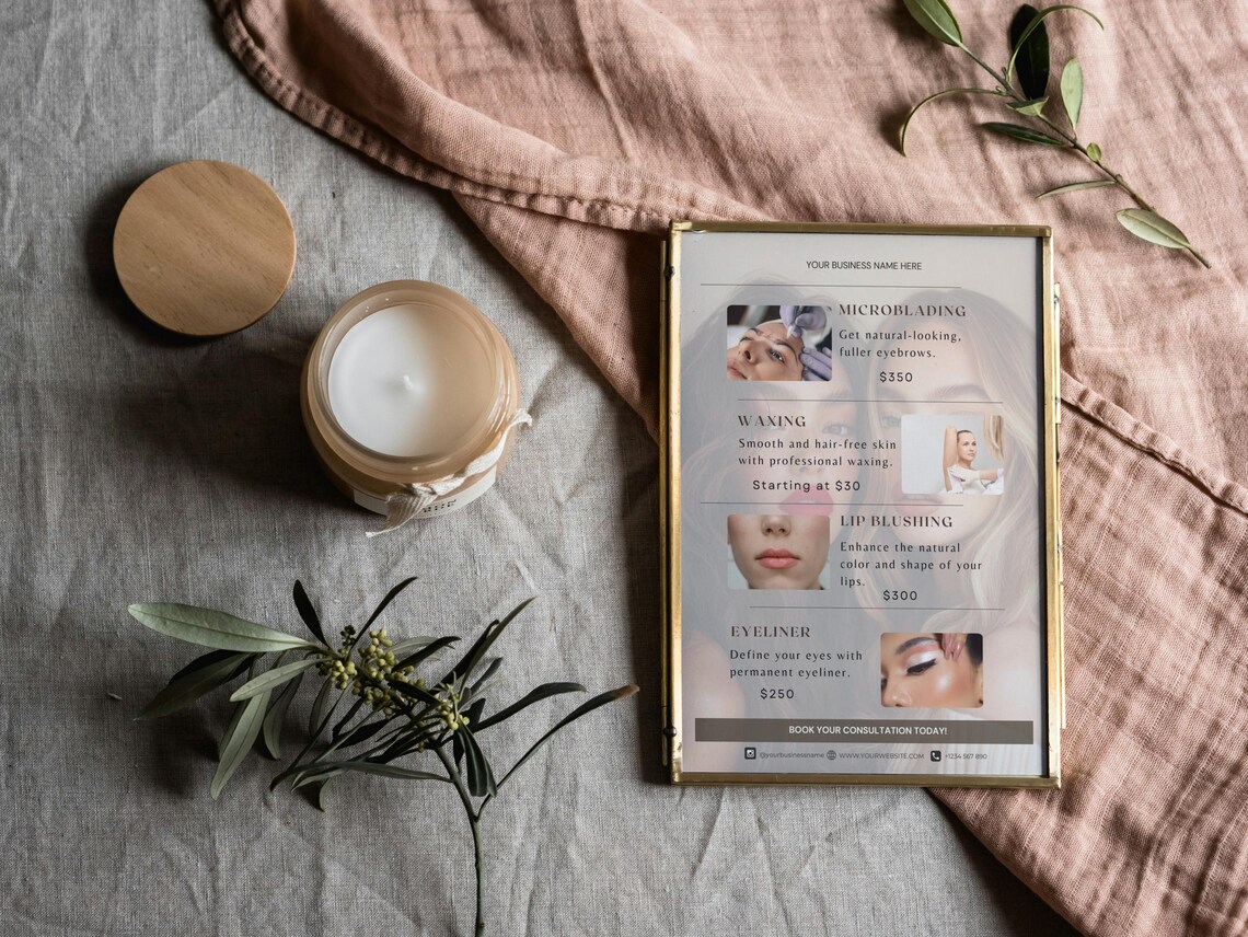 PMU Permanent Make up Beauty Flyer Brand Awareness Templates Makeup ...