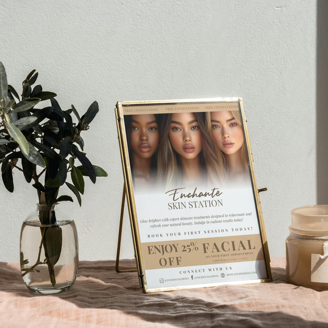 Esthetician Flyer Template Beauty Flyer Esthetician Brochure Template ...