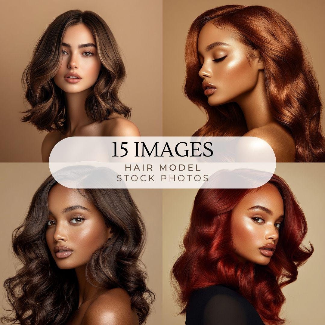 15 Stock Photos Hair Extension Model Hair Wig Beauty Photos Hair ...