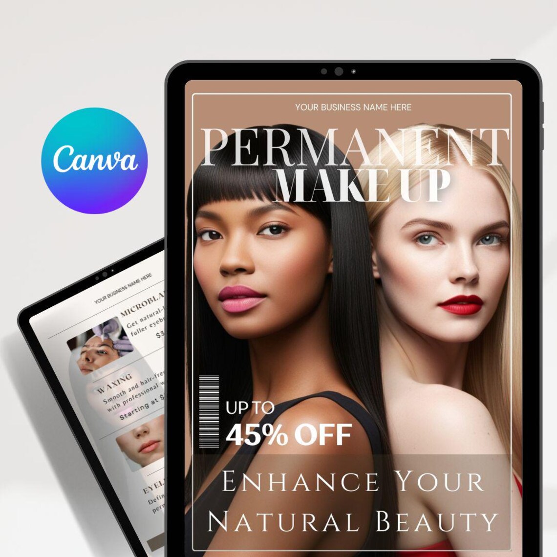 PMU Permanent Make up Beauty Flyer Brand Awareness Templates Makeup ...