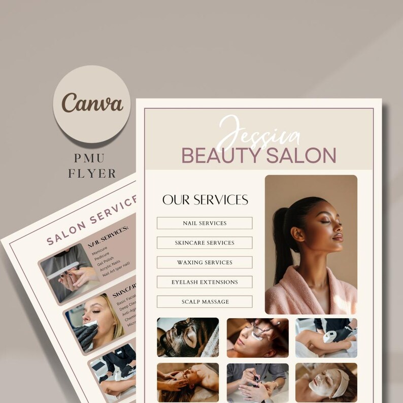 PMU Permanent Make up Beauty Flyer Brand Awareness Templates Makeup ...