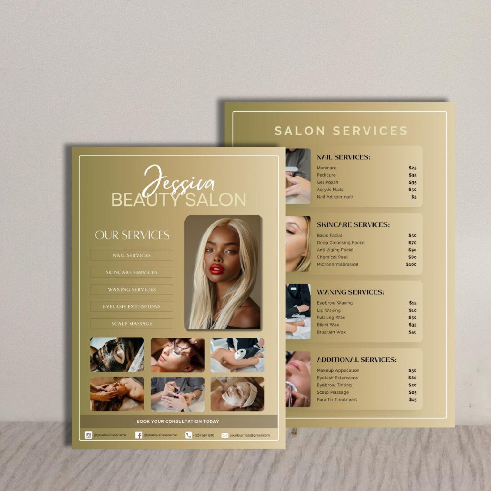 PMU Permanent Make up Beauty Flyer Brand Awareness Templates Makeup ...