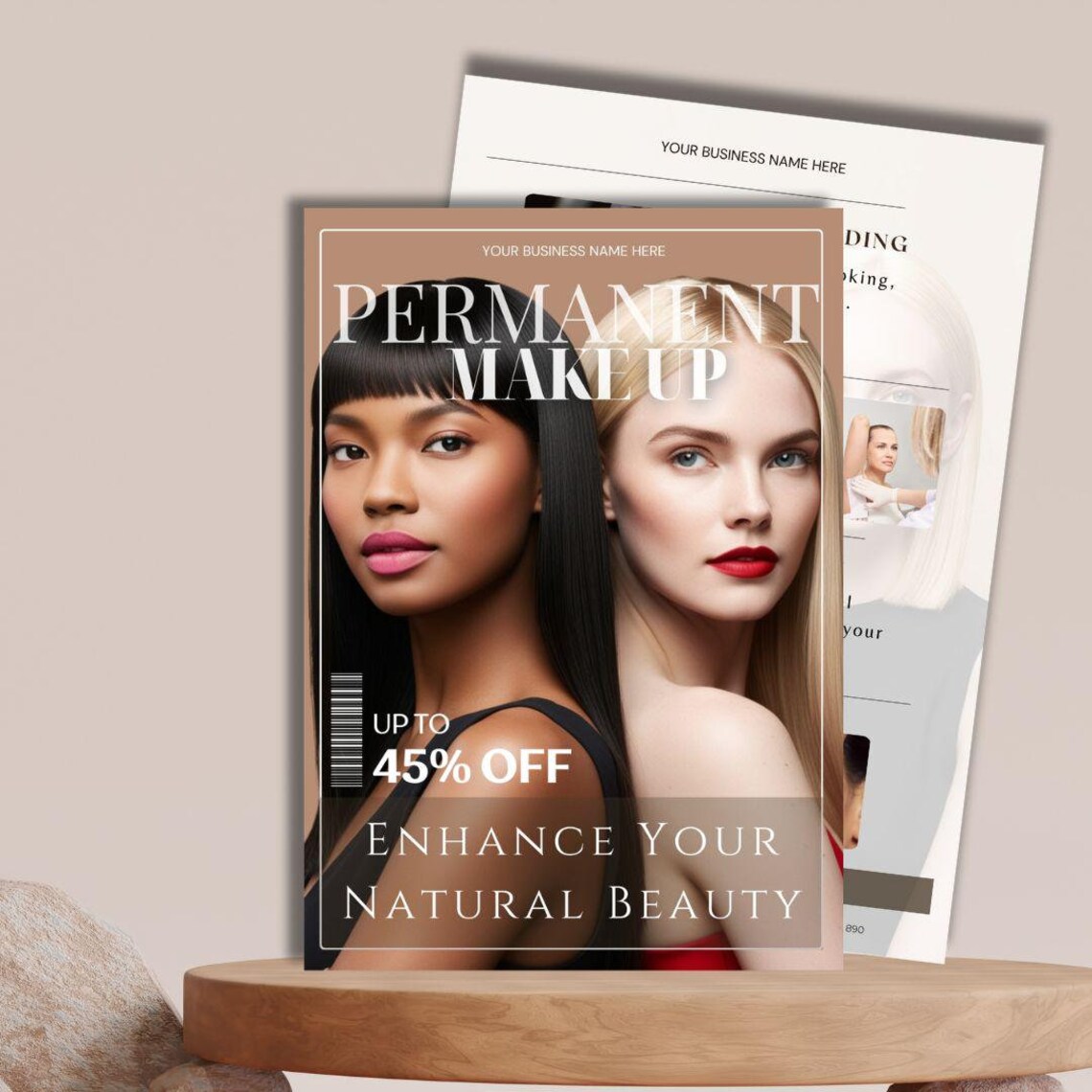 PMU Permanent Make up Beauty Flyer Brand Awareness Templates Makeup ...