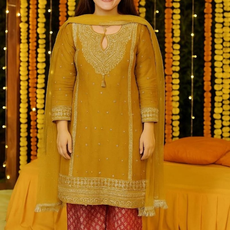 Pakistani Dholki Outfit - Etsy