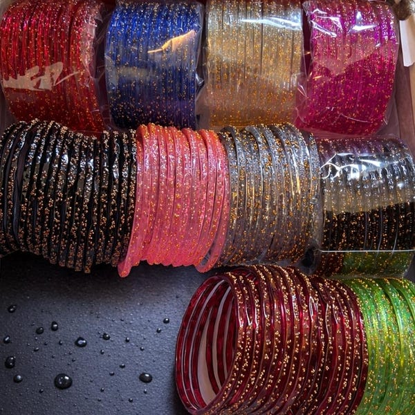 Raindrop Bangles - Etsy