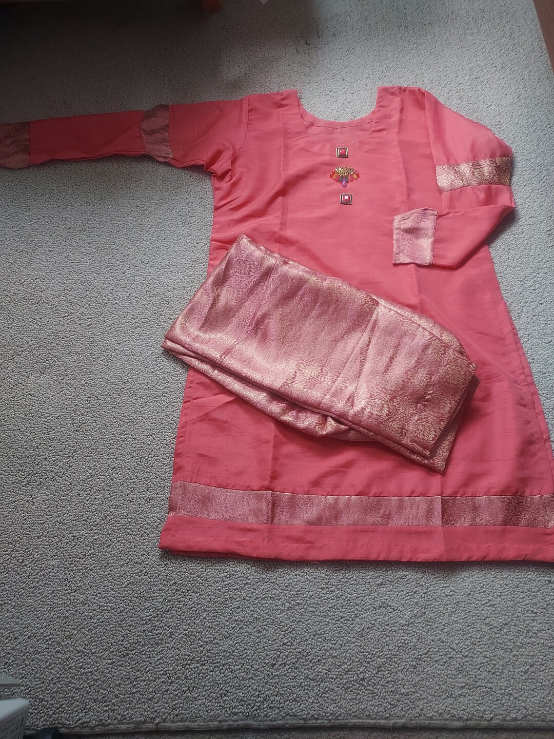 Pakistani Cloth for Girls and Women.raw Silk Kameez and - Etsy