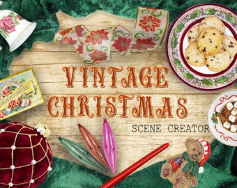 Christmas Scene Creator Mockup Creator Scene (Download Now) - Etsy