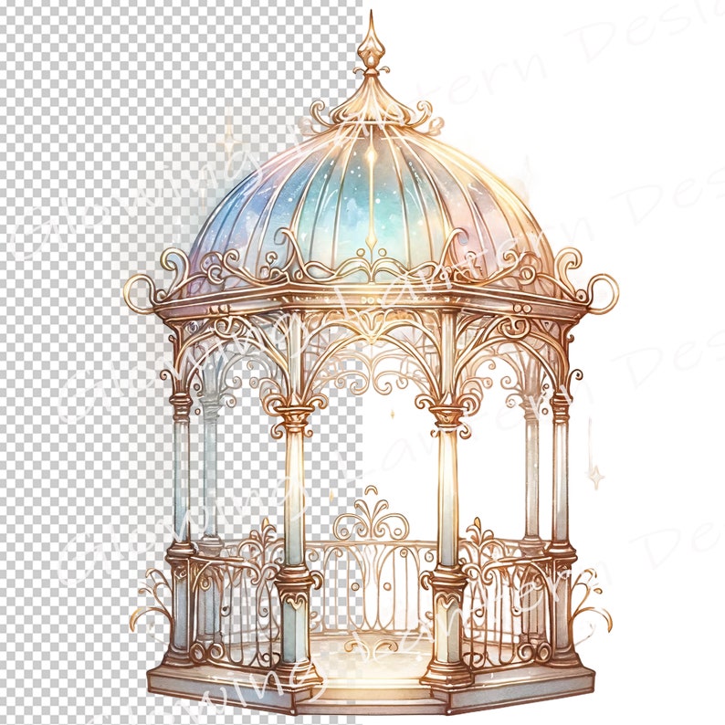 65 Images Ethereal Spring Garden Clipart Bundle - High-resolution ...