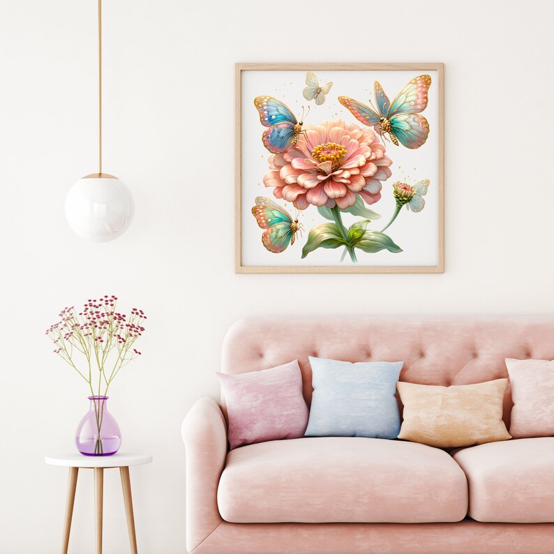 65 Images Ethereal Spring Garden Clipart Bundle - High-resolution ...