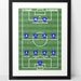 Custom Football Lineup Football Poster Football Print Soccer Poster ...