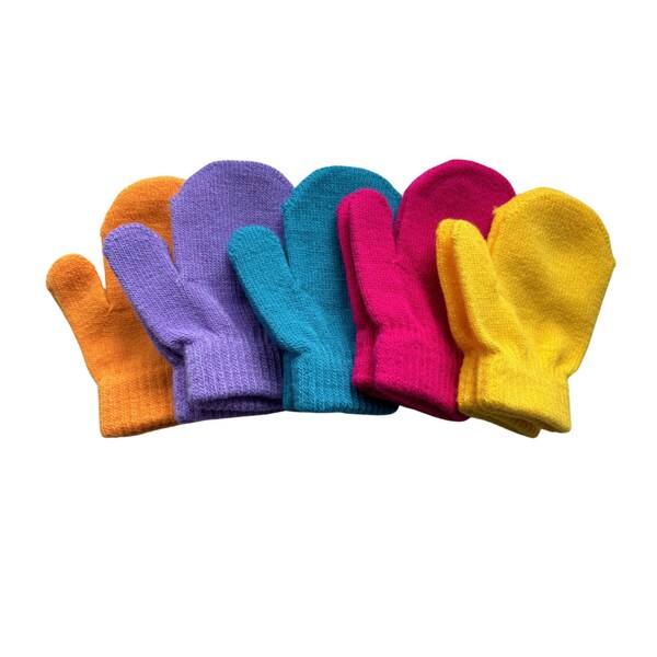 Knitted Mittens - Etsy