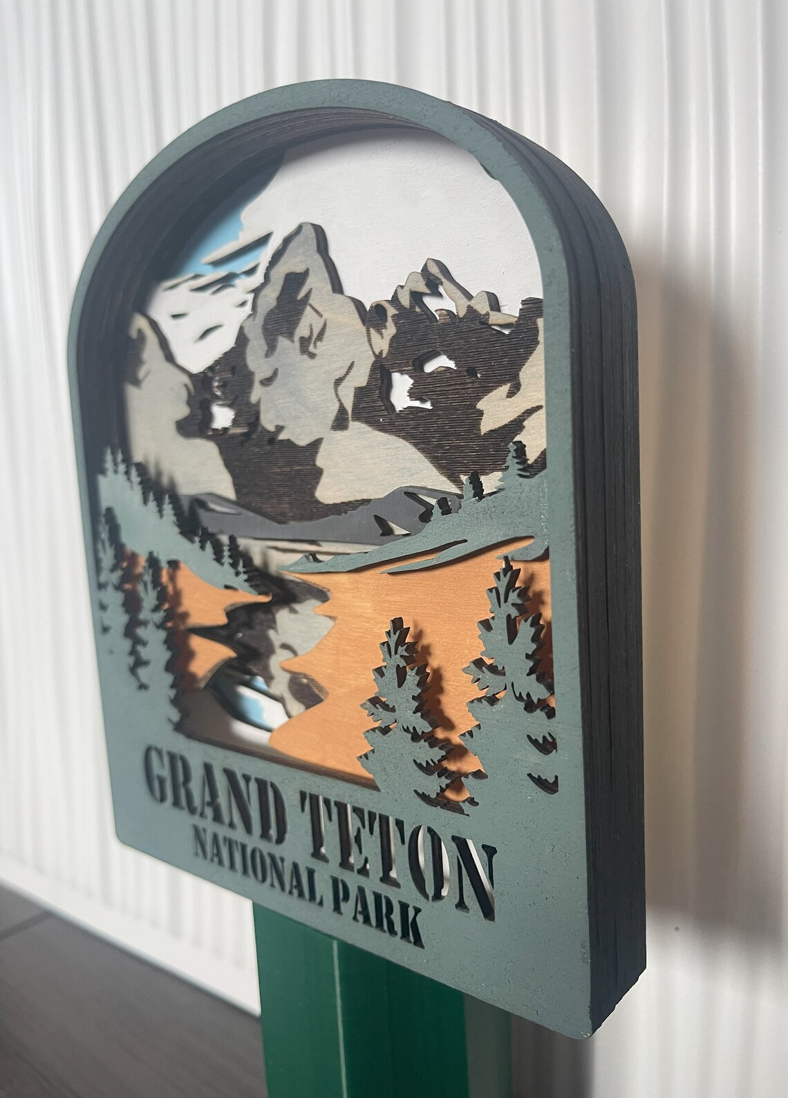 Grand Teton National Park - Multi-layered Art - Laser Cutting File, SVG ...