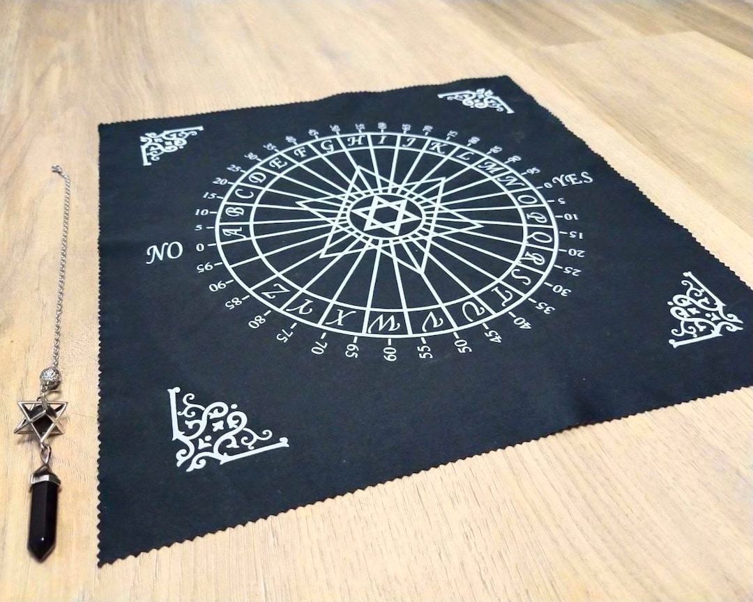 Pendulum Mat for Yes No Dowsing Divination 30x30 Cm - Etsy
