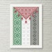 Palestine Flag Tatreez Cross Stitch Pattern, Traditional Palestinian ...
