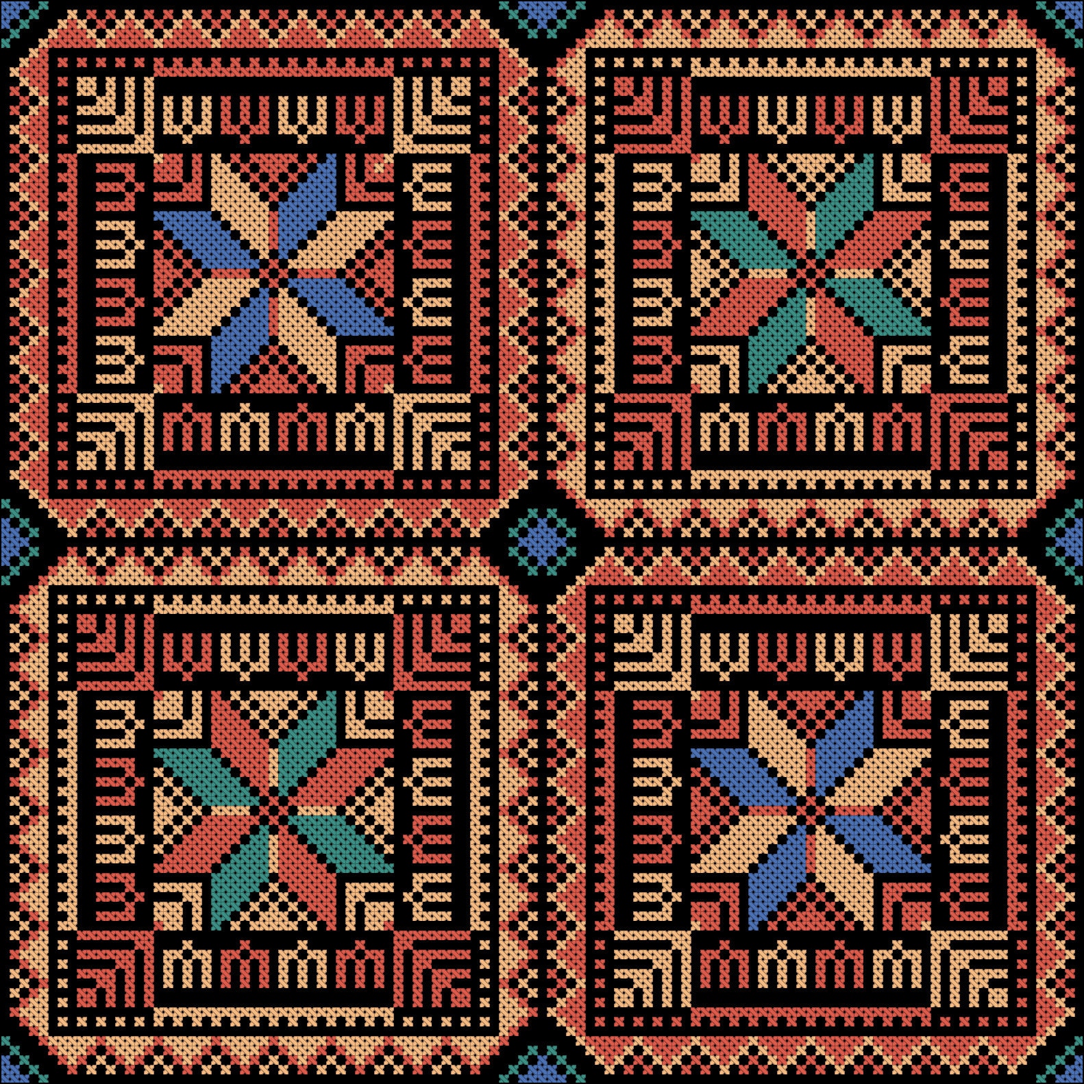 Palestine Tatreez Cross Stitch Pattern, Traditional Palestinian ...