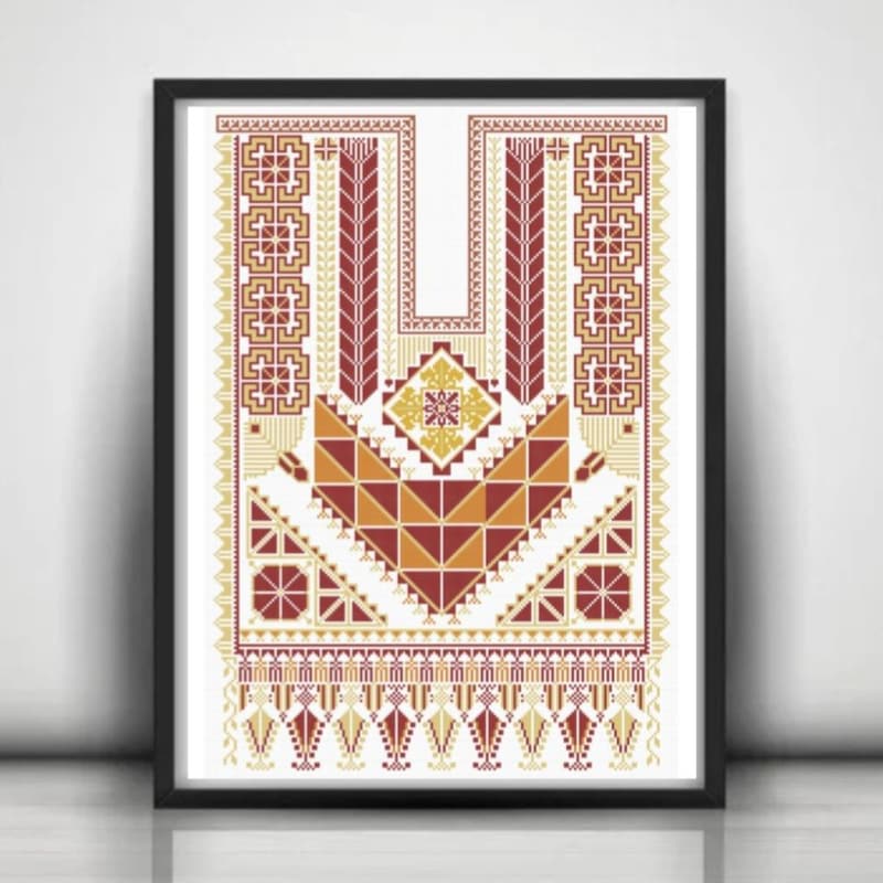 Tatreez Hand Stitched Thobe - Etsy