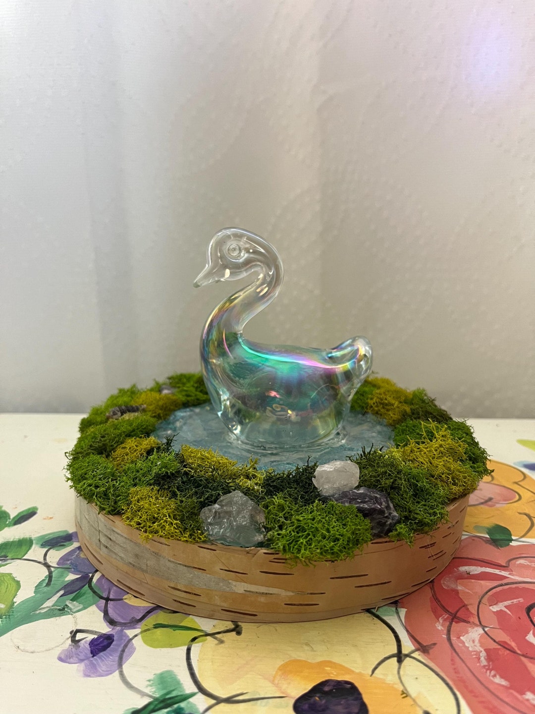 Magical Swan - Woodround Scene, Nature, Healing Spring, Crystals ...