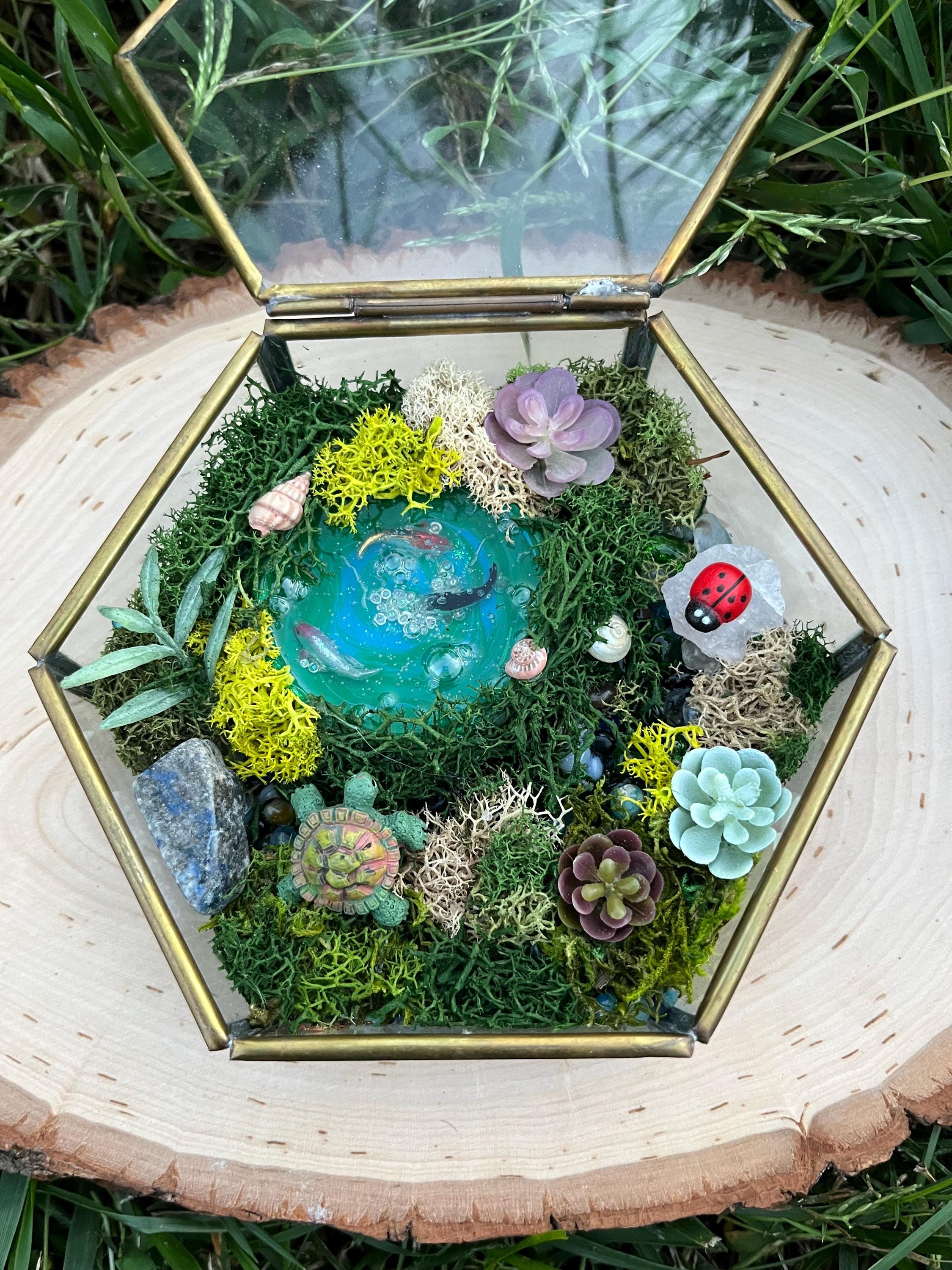 Preserved Terrarium Wonderland, Magical Spring, Friendly Creatures ...